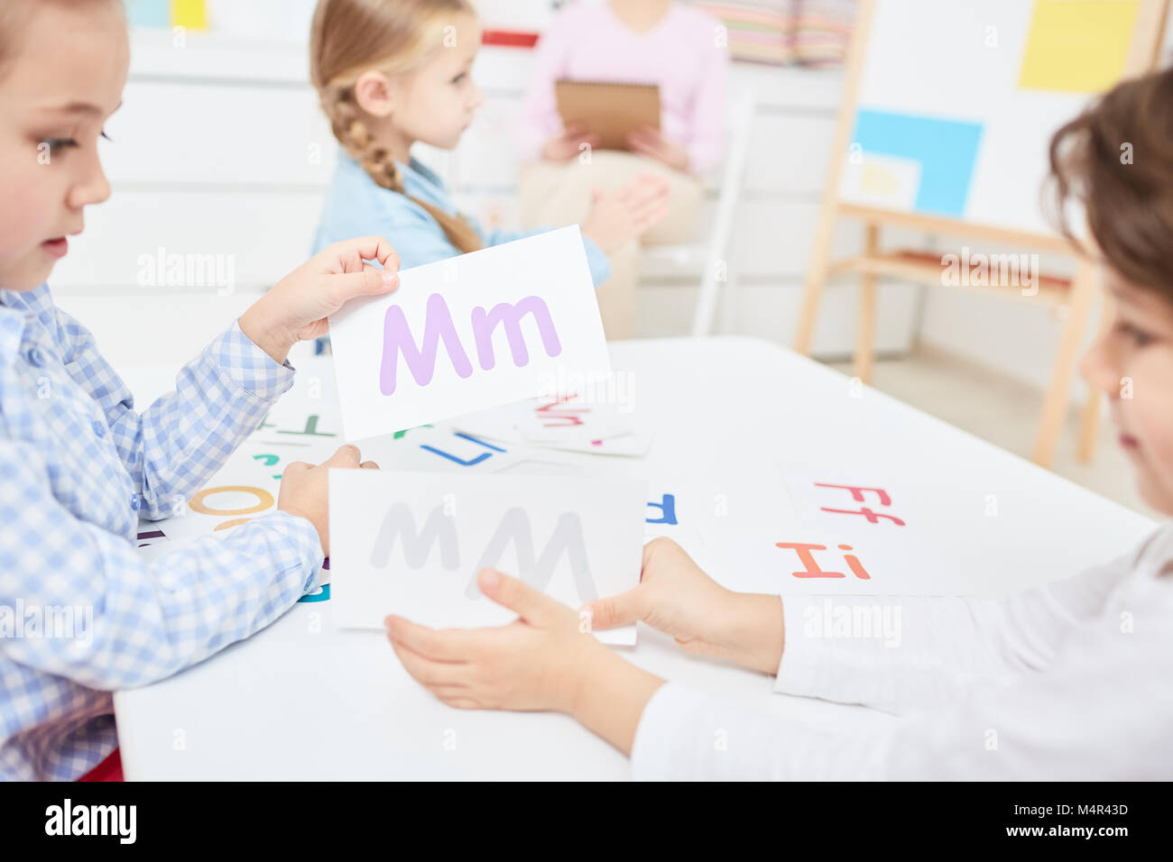 Learning english letters Stock Photo - Alamy