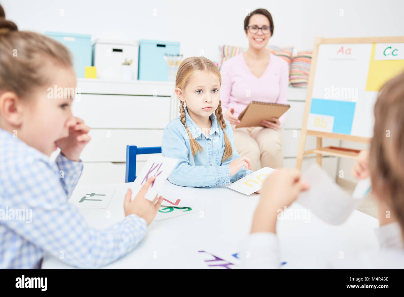 Learning alphabet hi-res stock photography and images - Alamy