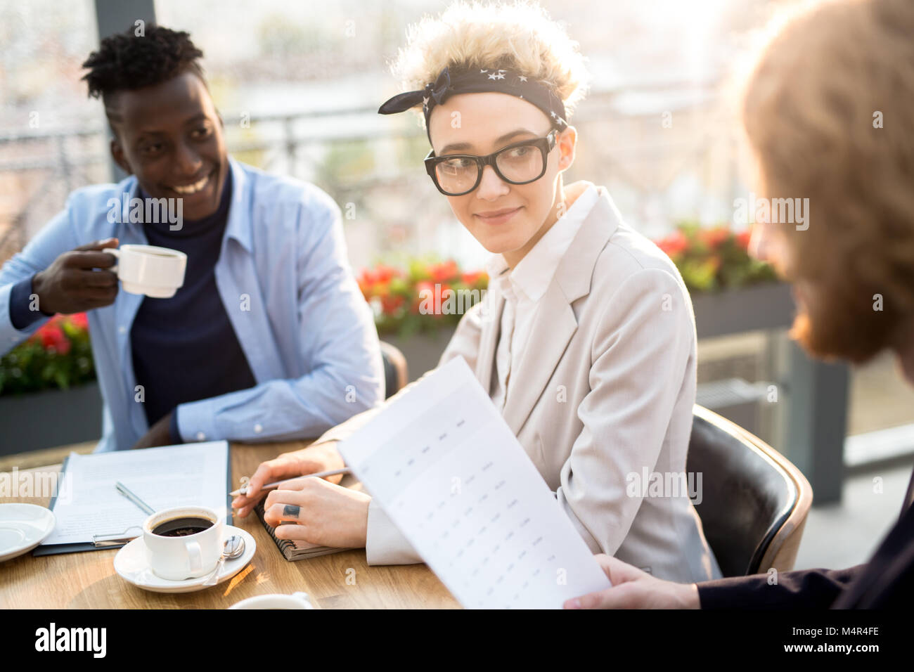 Attentive woman hi-res stock photography and images - Alamy