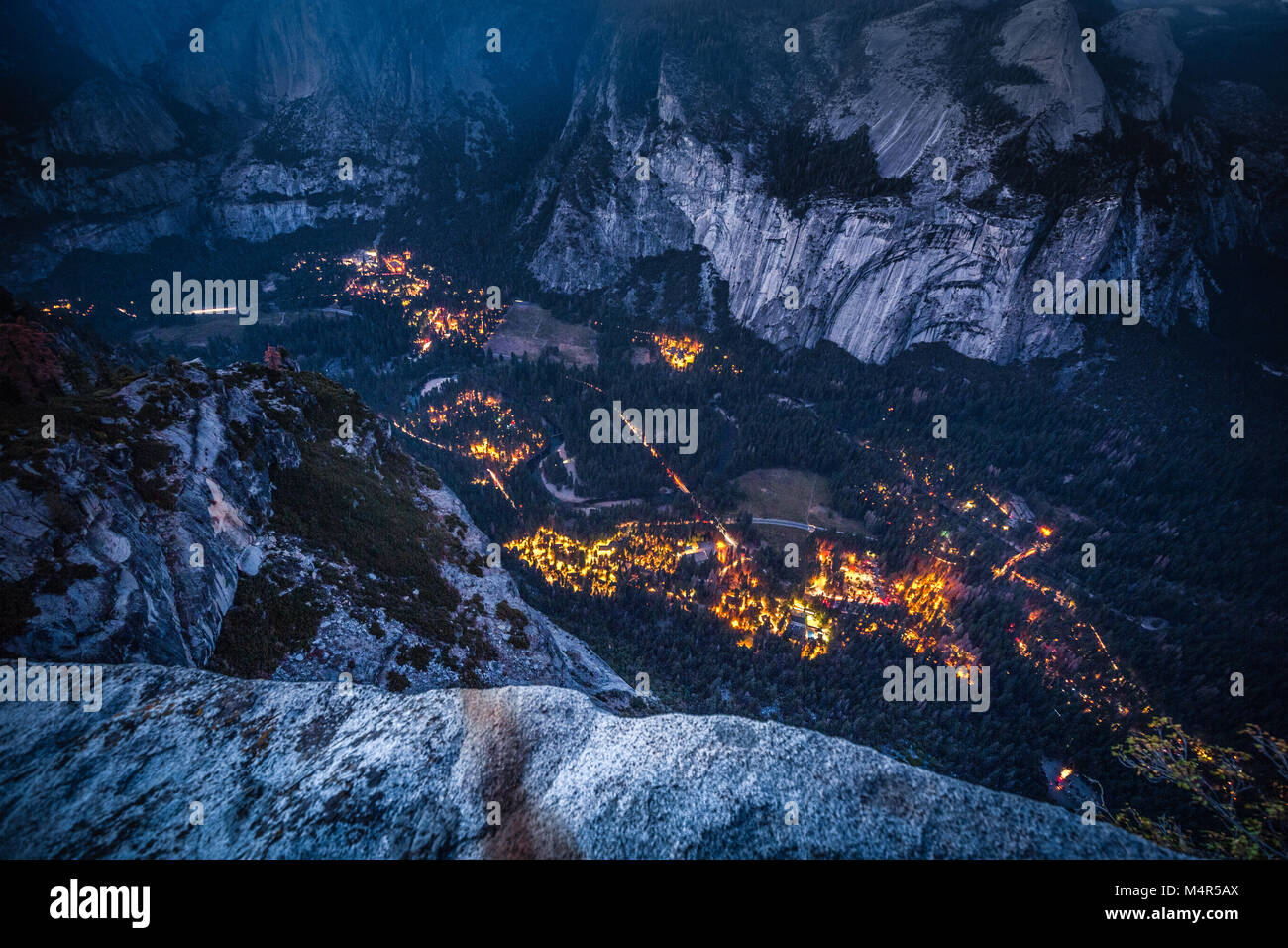 Yosemite glacier point aerial hi-res stock photography and images - Alamy