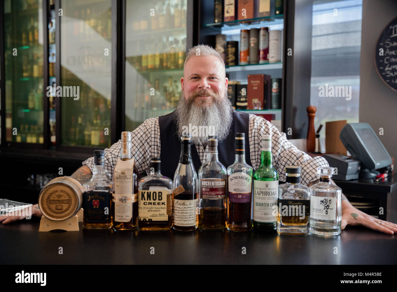 NOVEMBER 17, 2017 - TORONTO, CANADA: PORTRAIT OF WHISKY CHEF MATT JONES ...
