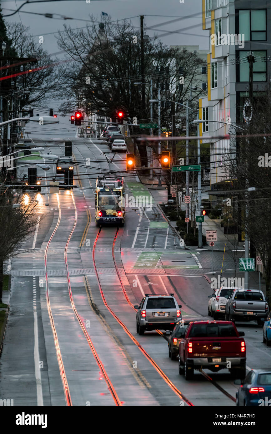 United States, Washington, Seattle, Capital Hill to Pioneer Square ...