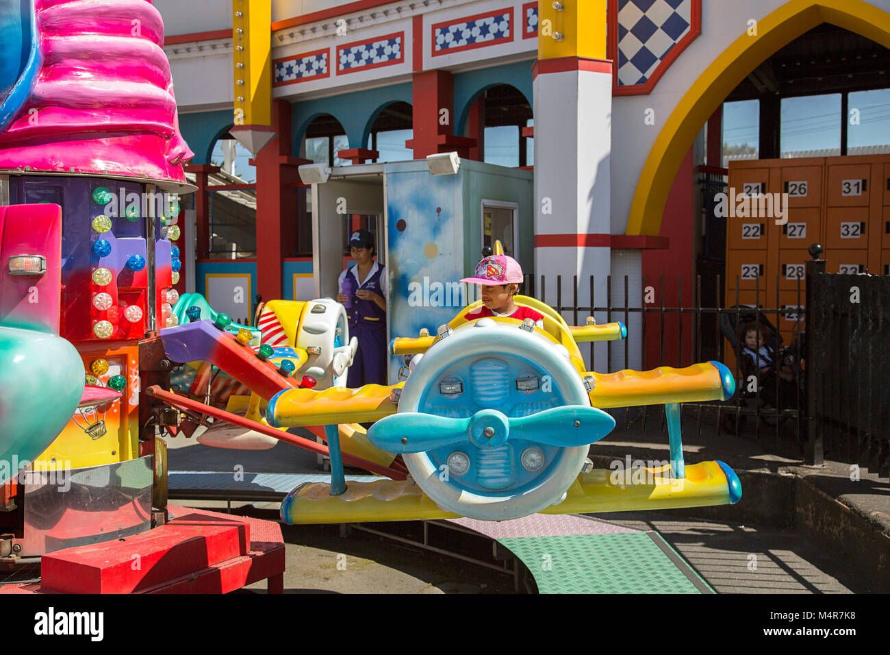 Luna park fun fair merry hi-res stock photography and images - Alamy