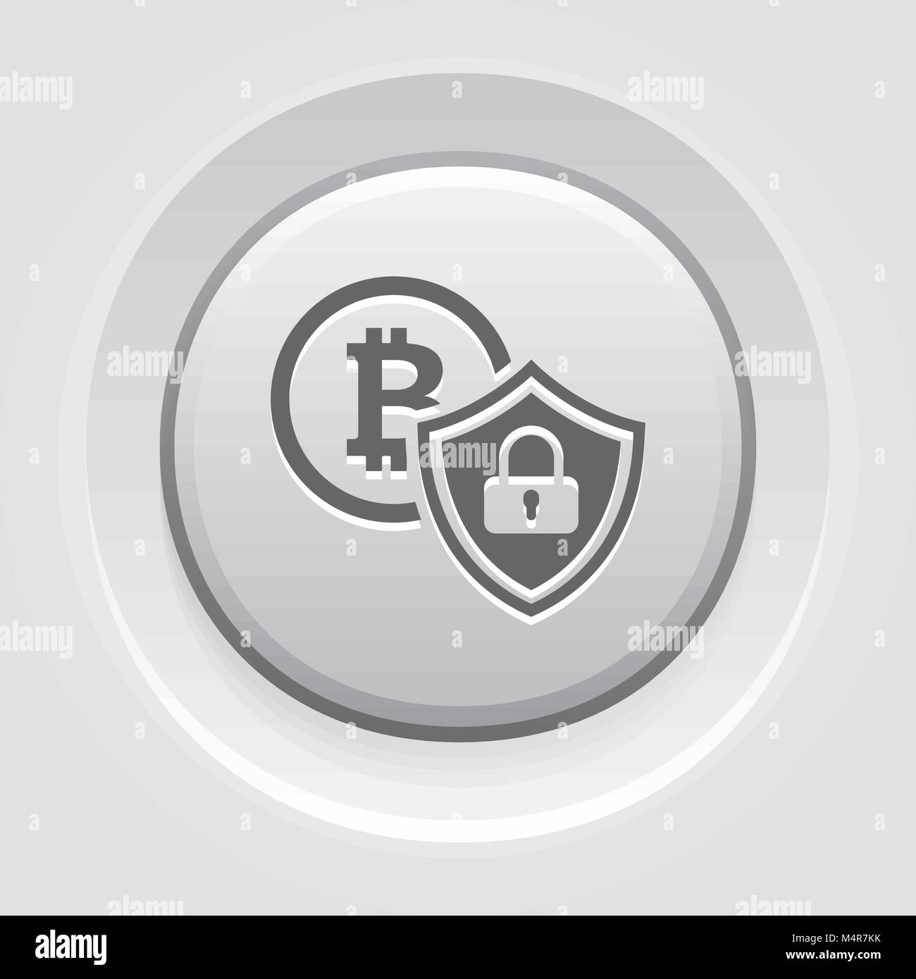 Financial security shield padlock Stock Vector Images - Alamy