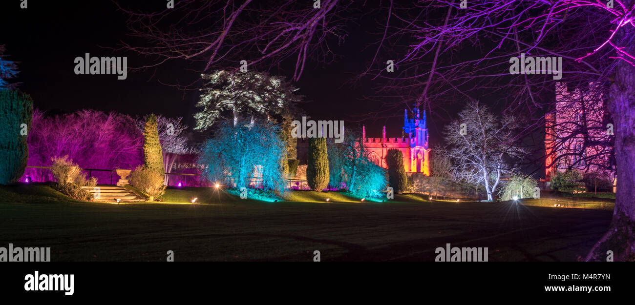 Sudeley Castle Spectacle of Light Stock Photo - Alamy