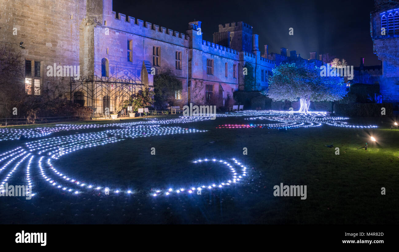 Sudeley Castle Spectacle of Light Stock Photo - Alamy
