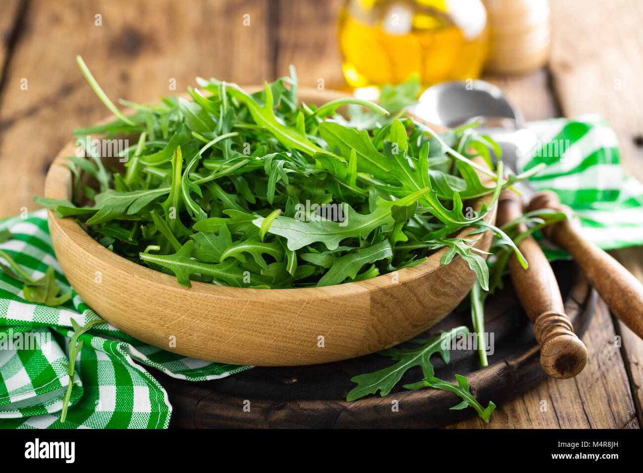Arugula leaves, rucola Stock Photo - Alamy