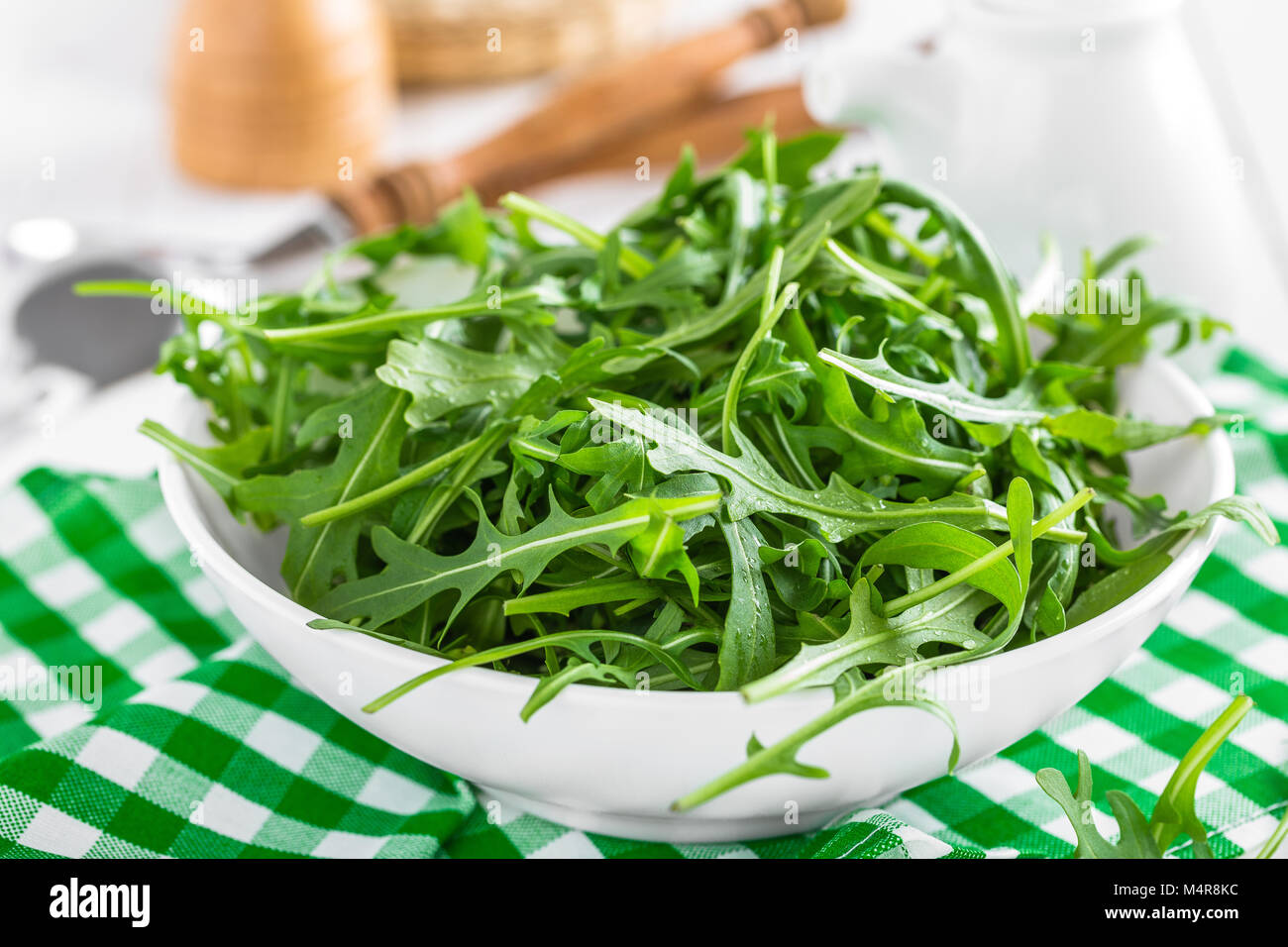 Arugula leaves, rucola Stock Photo - Alamy