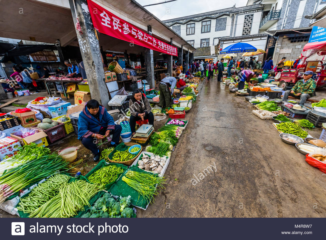 Vegetable Market China Stock Photos & Vegetable Market China Stock ...