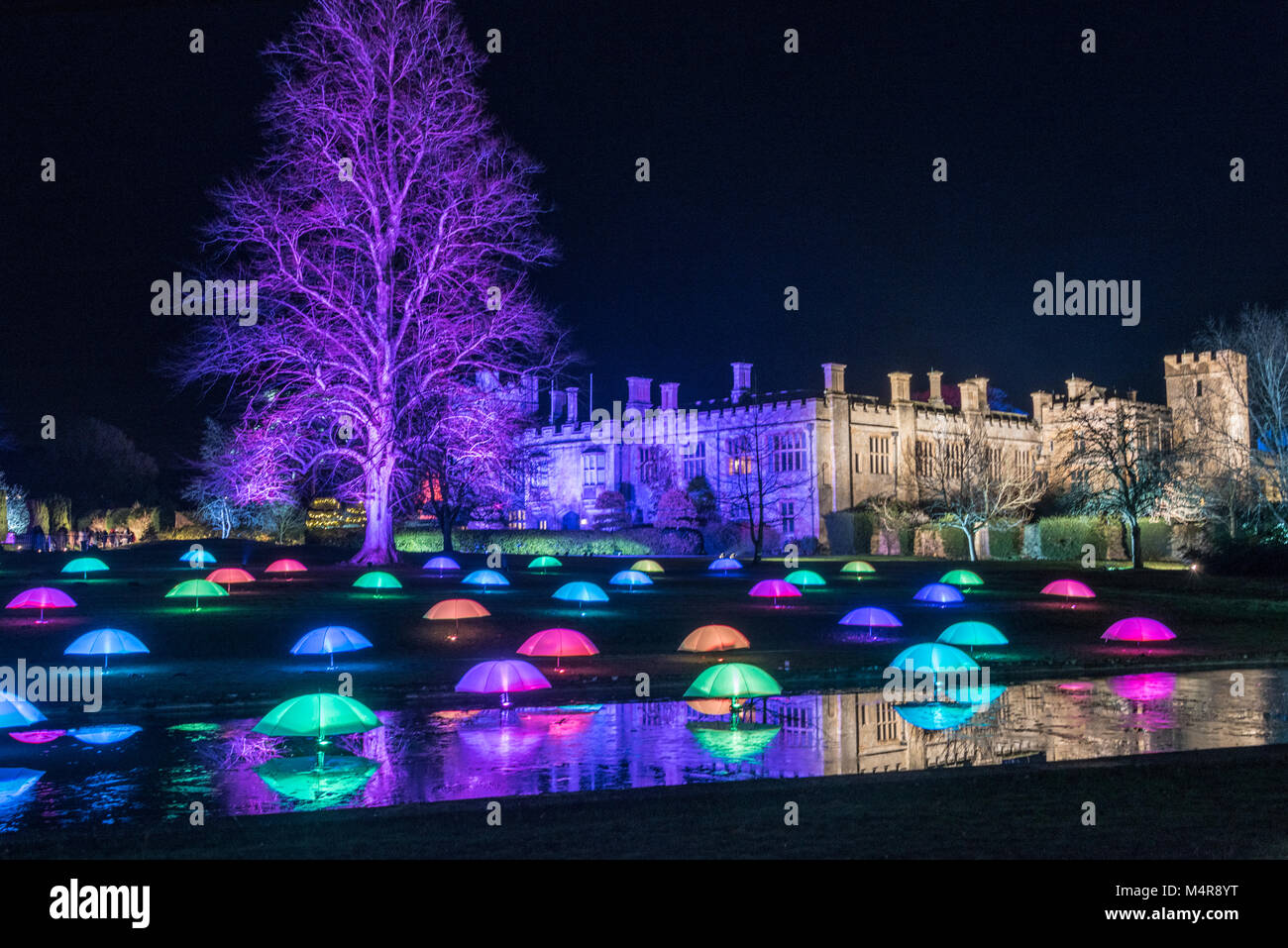 Sudeley Castle Spectacle of Light Stock Photo - Alamy