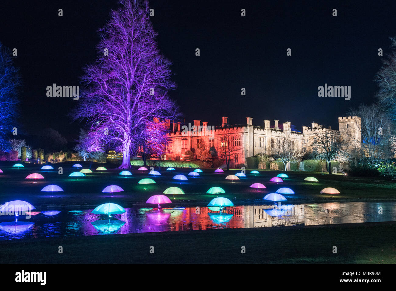 Sudeley Castle Spectacle of Light Stock Photo - Alamy