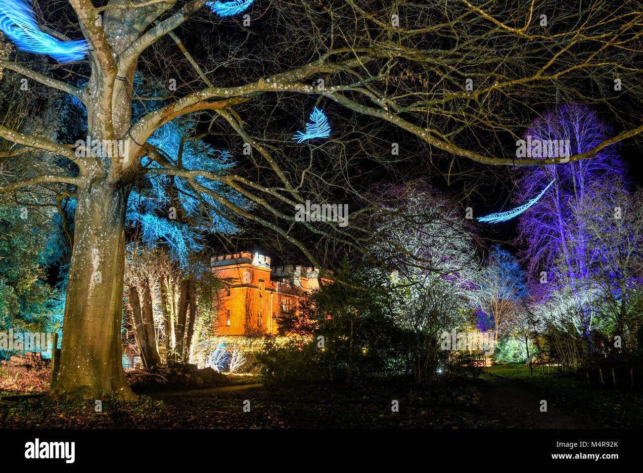 Sudeley Castle Spectacle of Light Stock Photo - Alamy