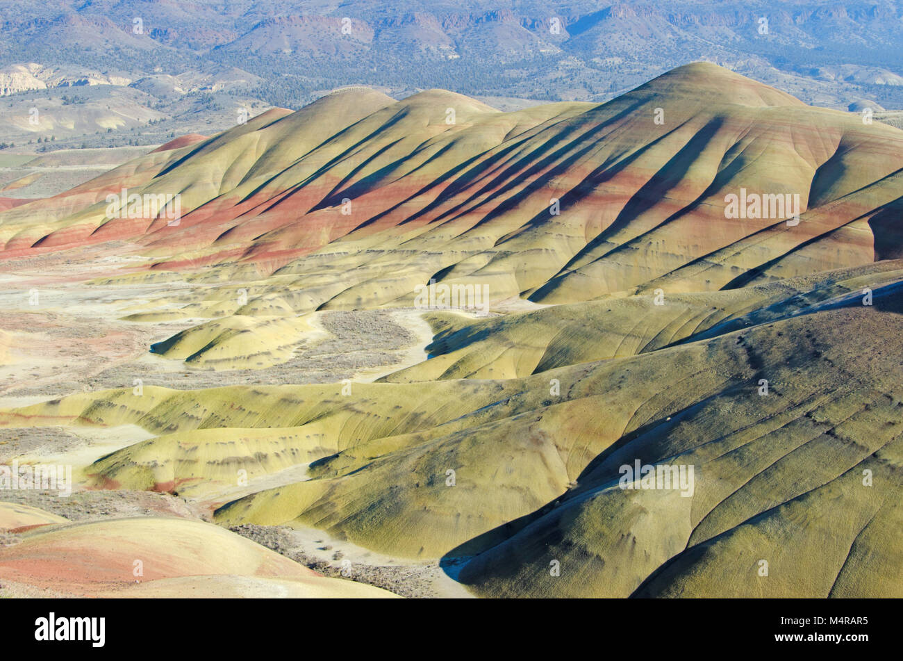 Painted Hills at the John Day National Monument in eastern Oregon ...