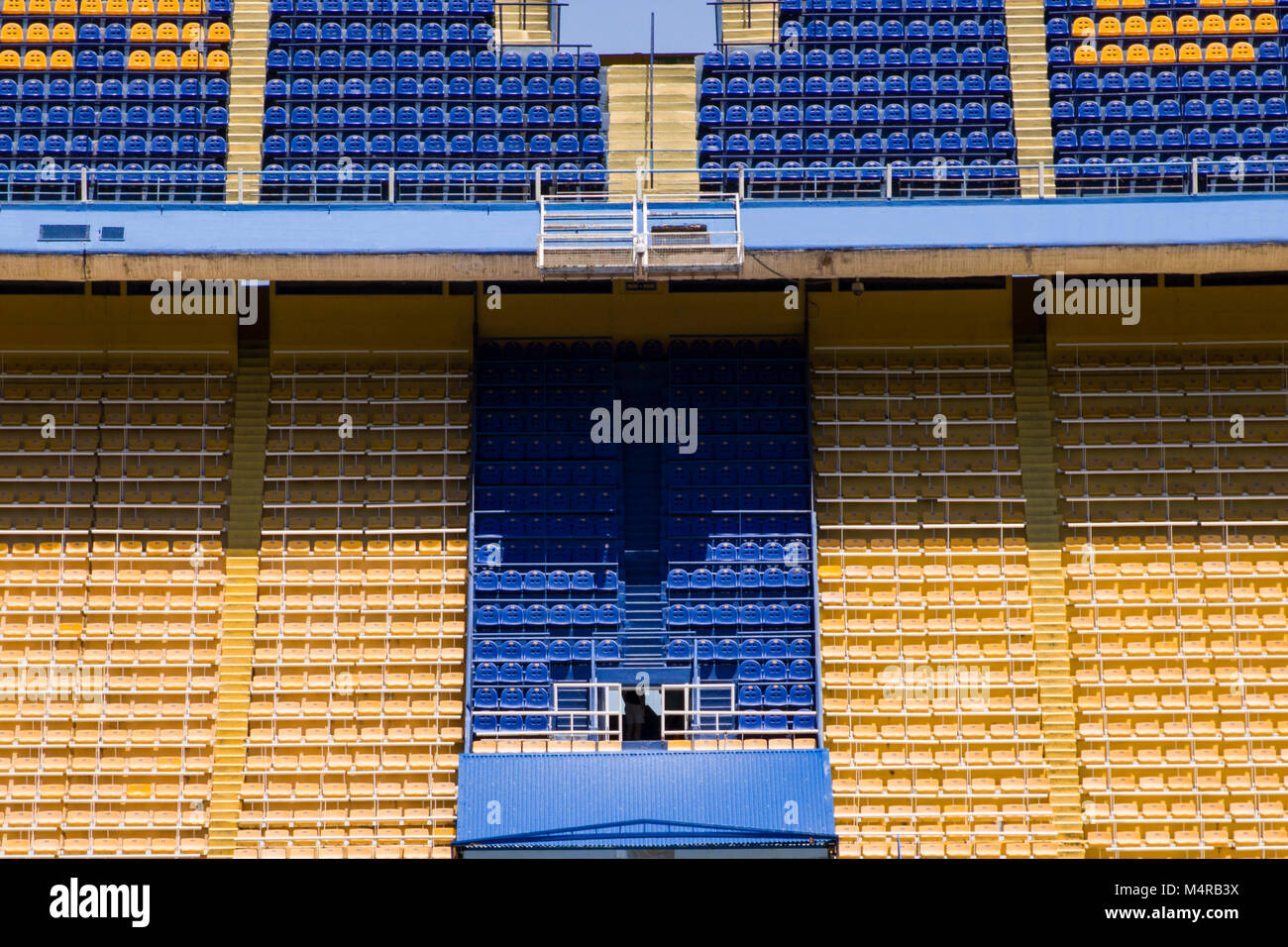 Closeup detail of the seats on the football stadium Stock Photo - Alamy