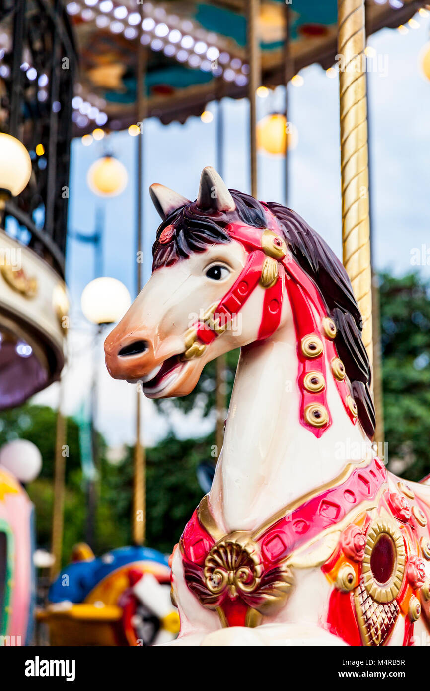 Paris fairground carousel france hi-res stock photography and images ...