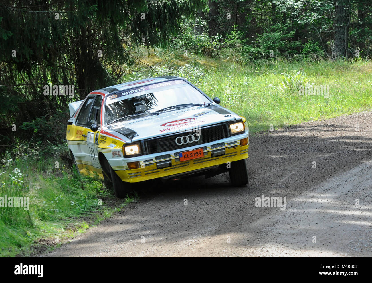Audi quattro rally car hi-res stock photography and images - Alamy