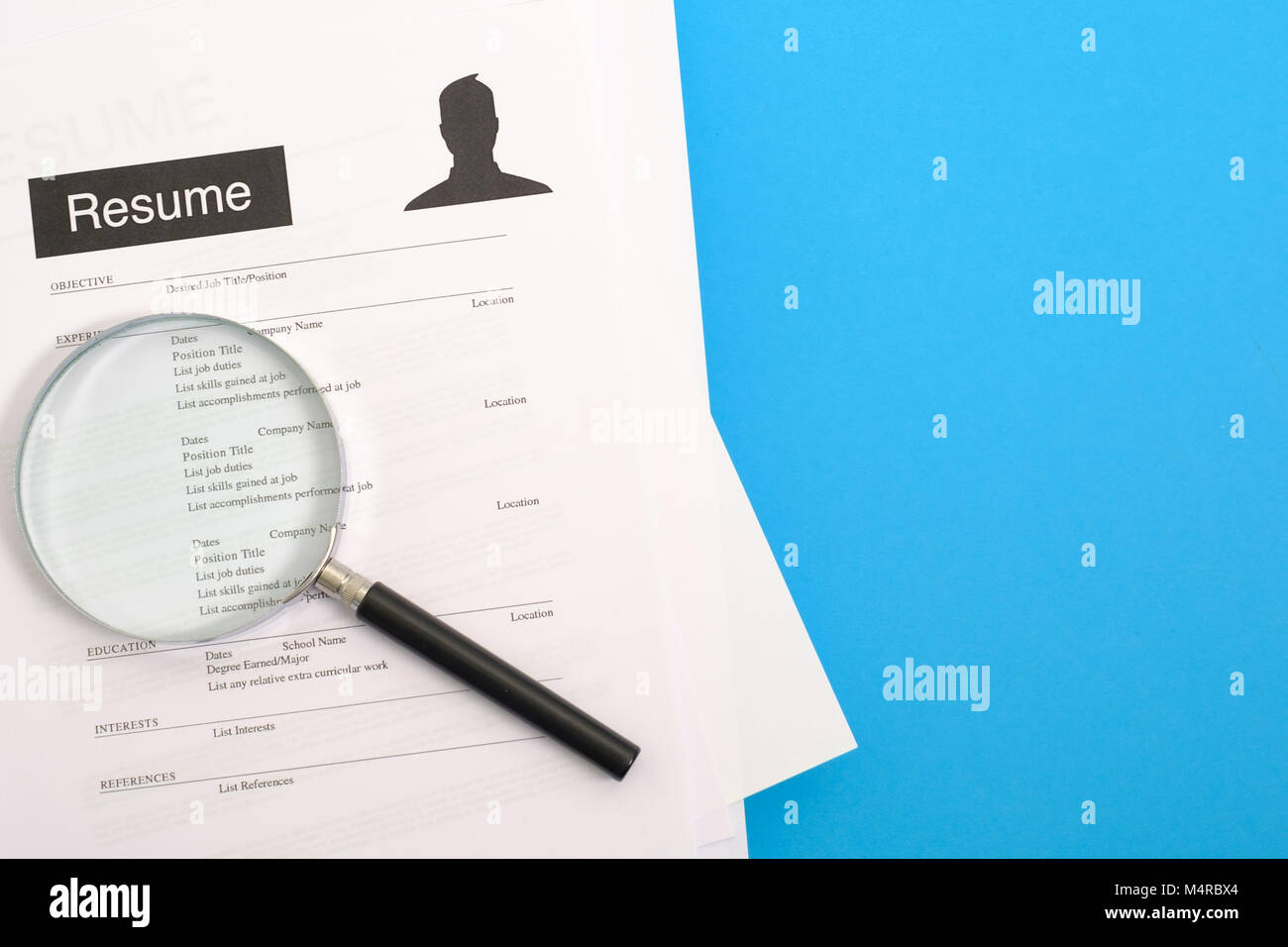 Resume and cover letter hi-res stock photography and images - Alamy