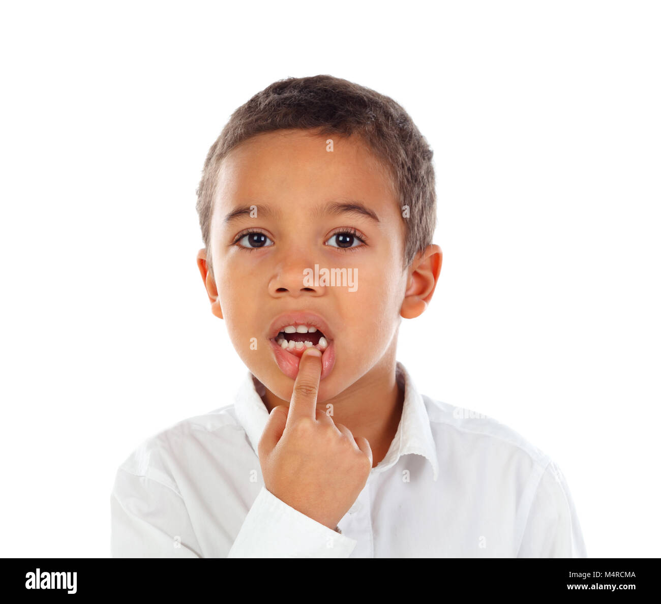 African child open mouth teeth hi-res stock photography and images - Alamy