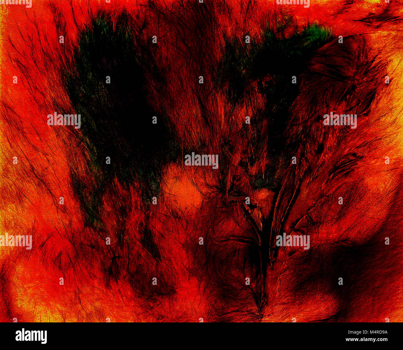 DIGITAL ART: The Heat Is On Stock Photo - Alamy