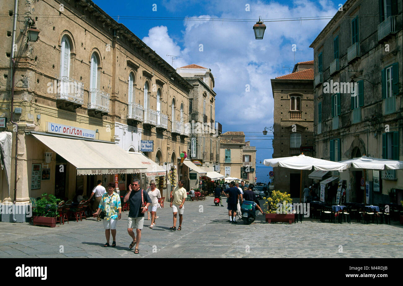 Old town, Tropea, Calabria, Italy Stock Photo - Alamy