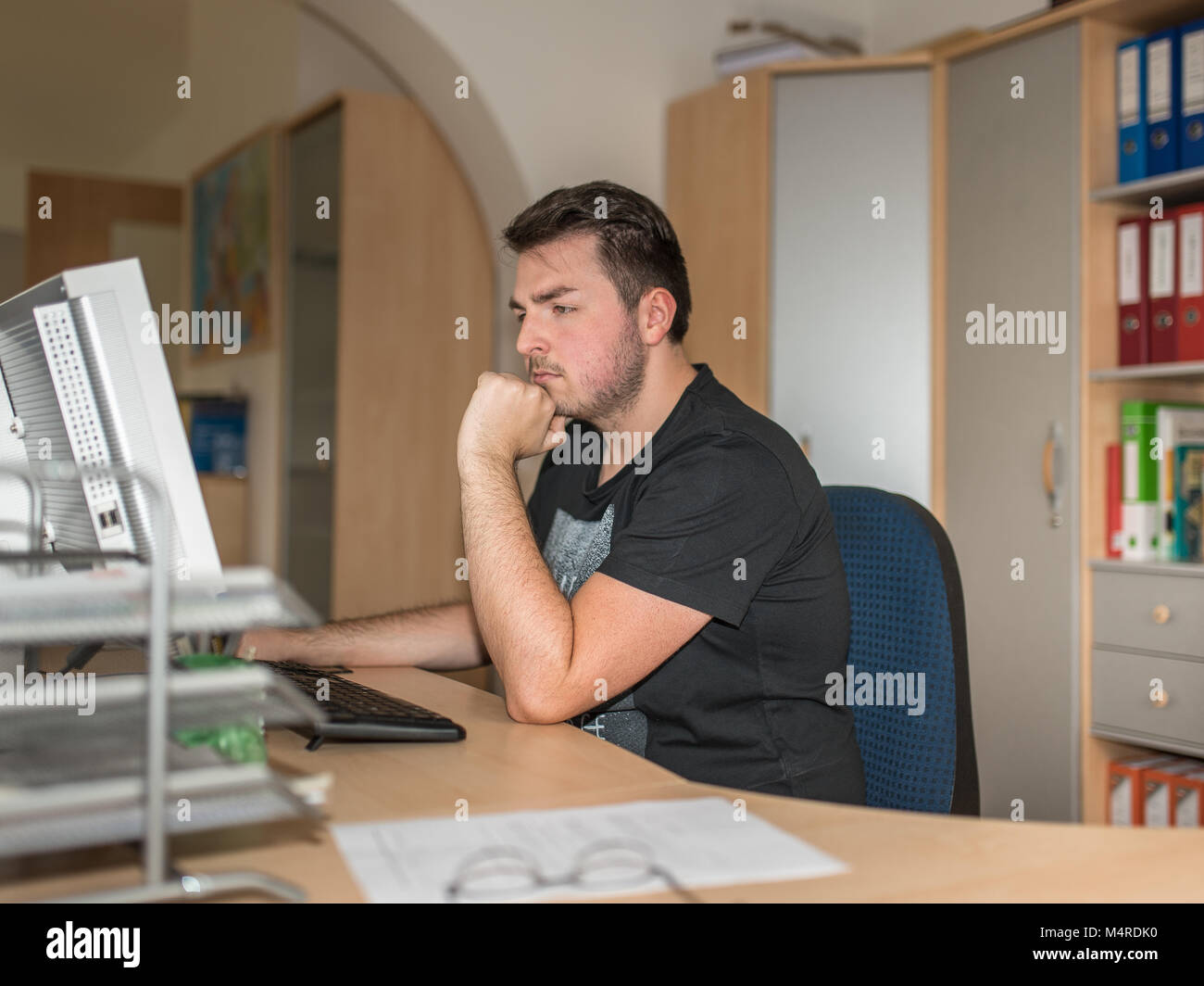 In the office 61 Stock Photo - Alamy