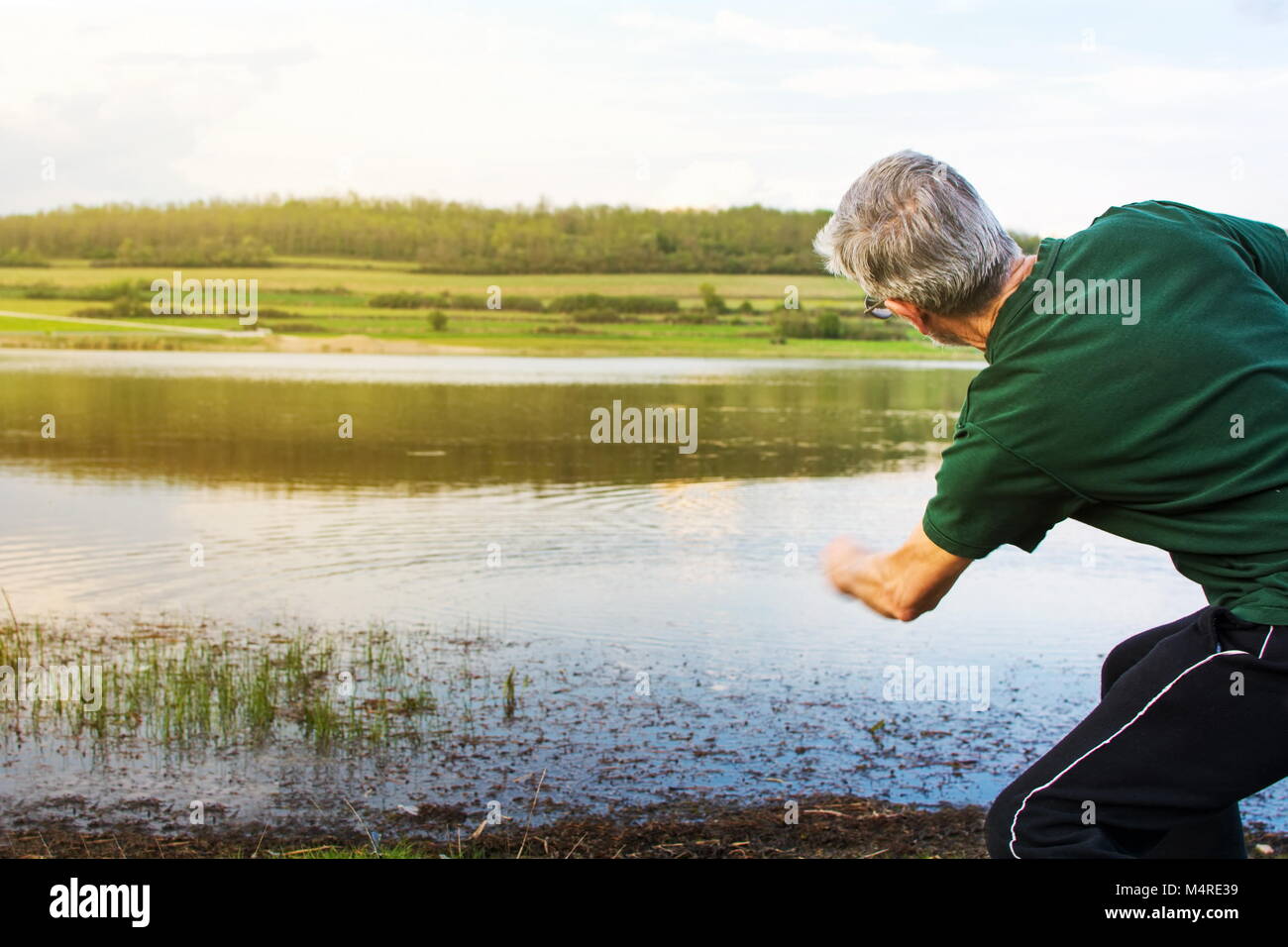 Skipping stone hi-res stock photography and images - Alamy