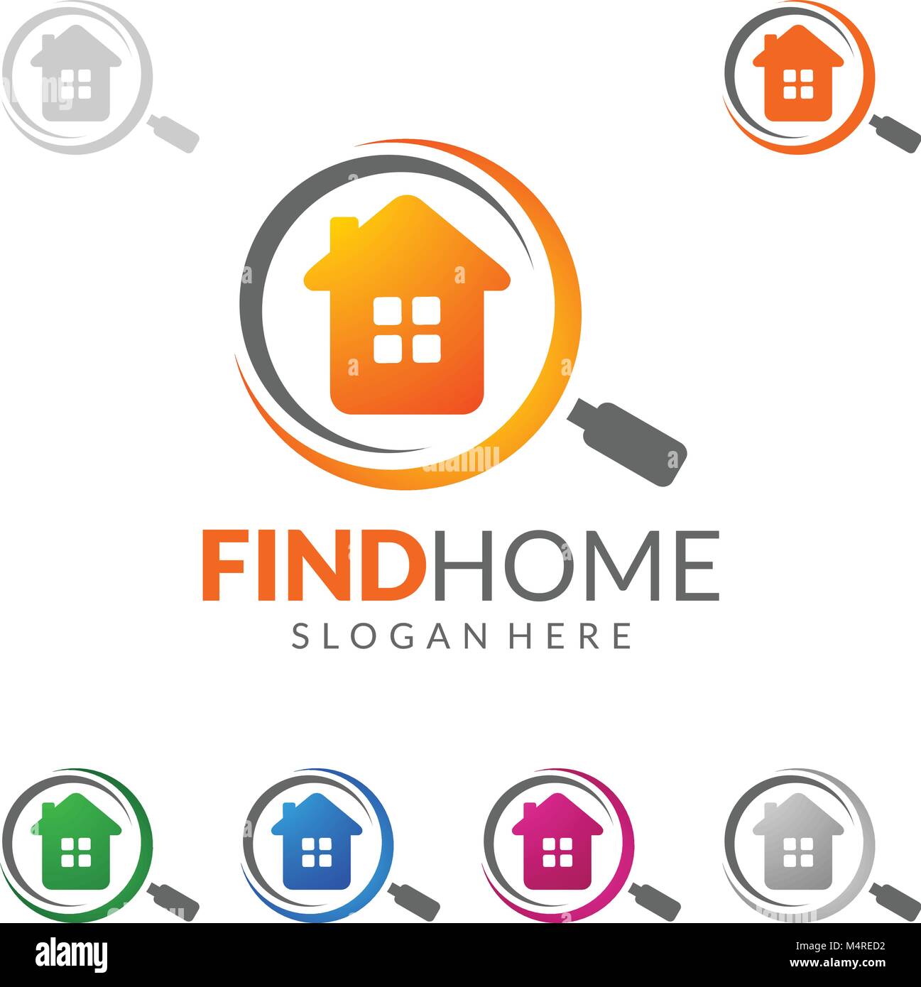 Real Estate Vector Logo Design Simple Realty With Tool And Compass