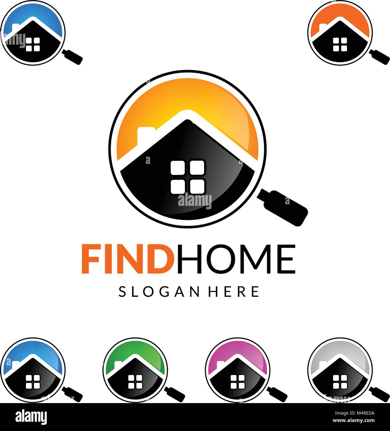 Real Estate Vector Logo Design Simple Realty With Tool And Compass
