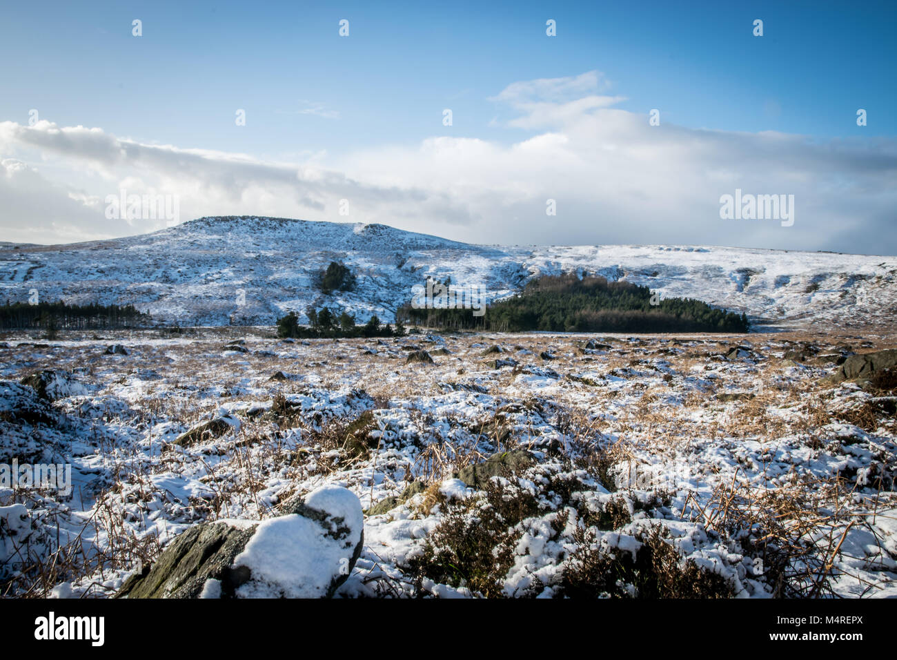 Walking from upper Burbage bridge to Padley Stock Photo - Alamy
