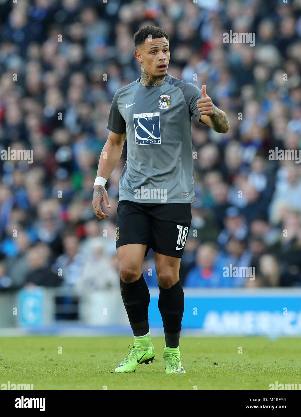 Coventry City's Jonson Clarke-Harris during the Emirates FA Cup, Fifth ...