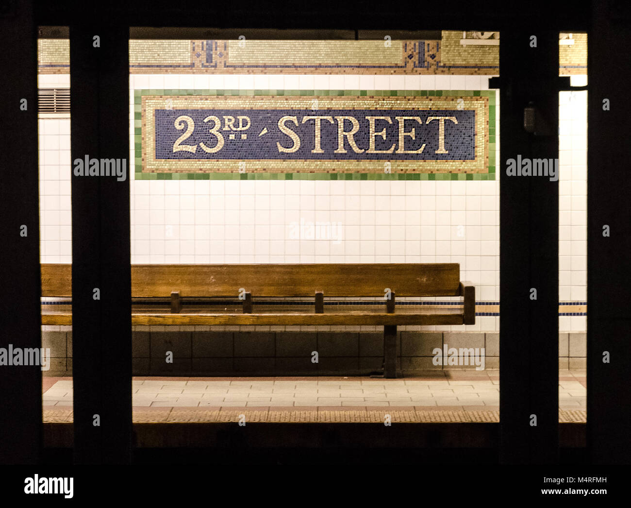 23rd Street Station, Subway, New York Stock Photo - Alamy