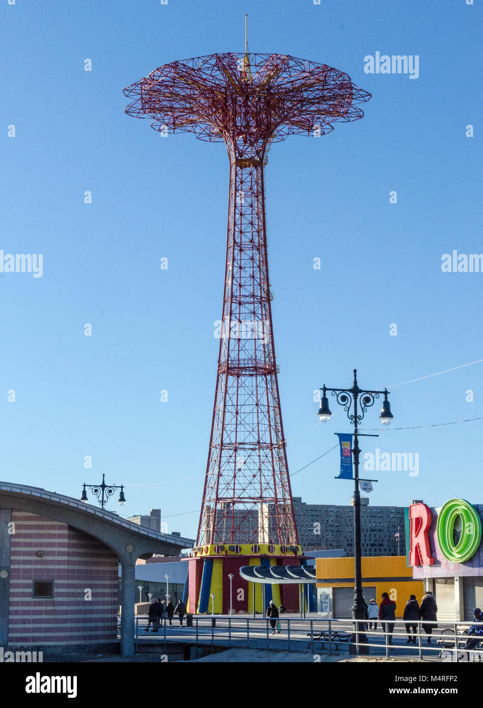 Coney Island Old Rides, New York USA Stock Photo - Alamy