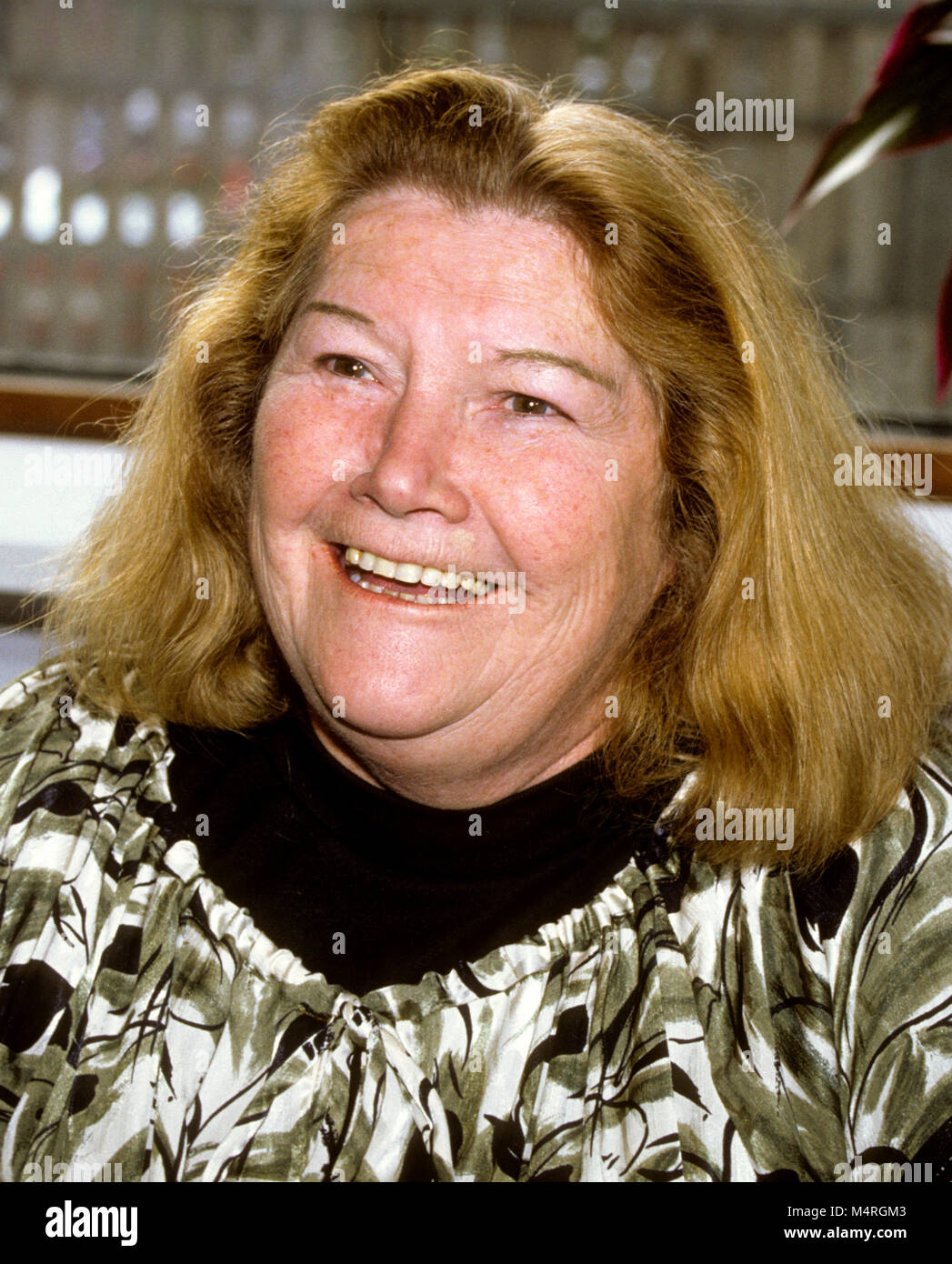 COLLEEN MC CULLOUGH Author Australia 1991 at Gothenburg Book Fair Stock ...