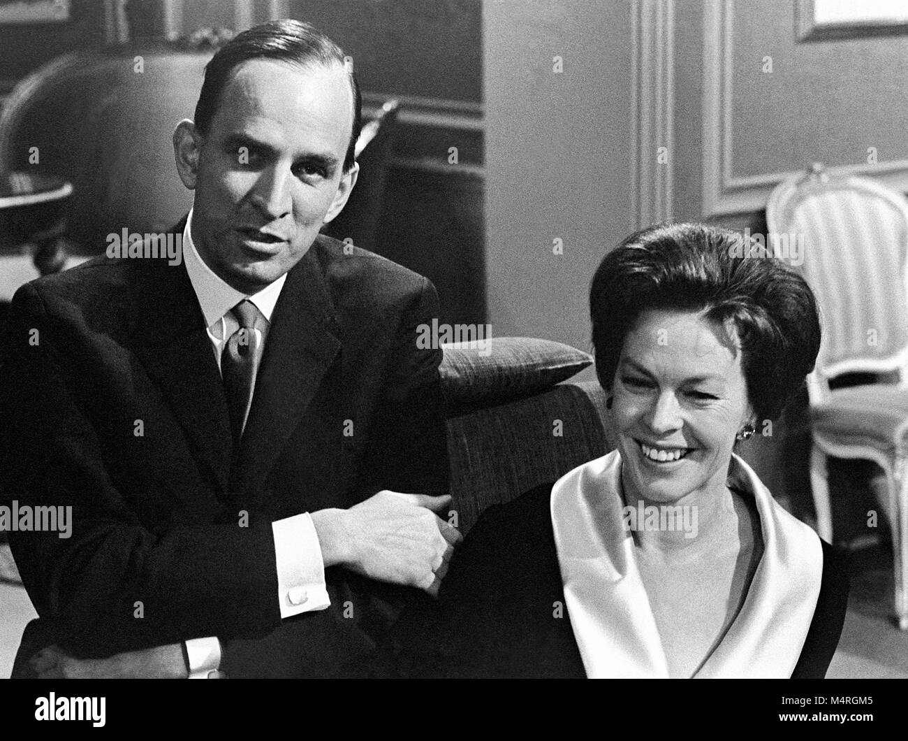 INGMAR BERGMAN with his 4th wife the pianist Käbi Laretei in a ...
