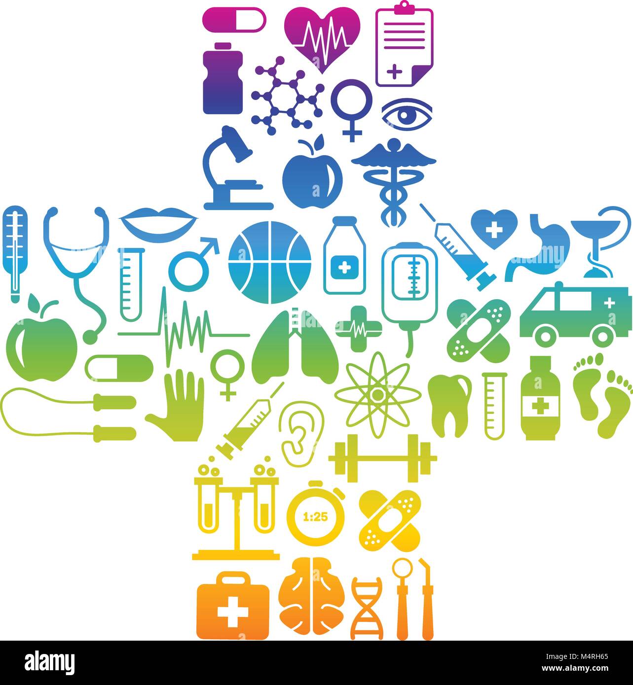 Medical Abstract geometric background. Template brochure design Stock ...