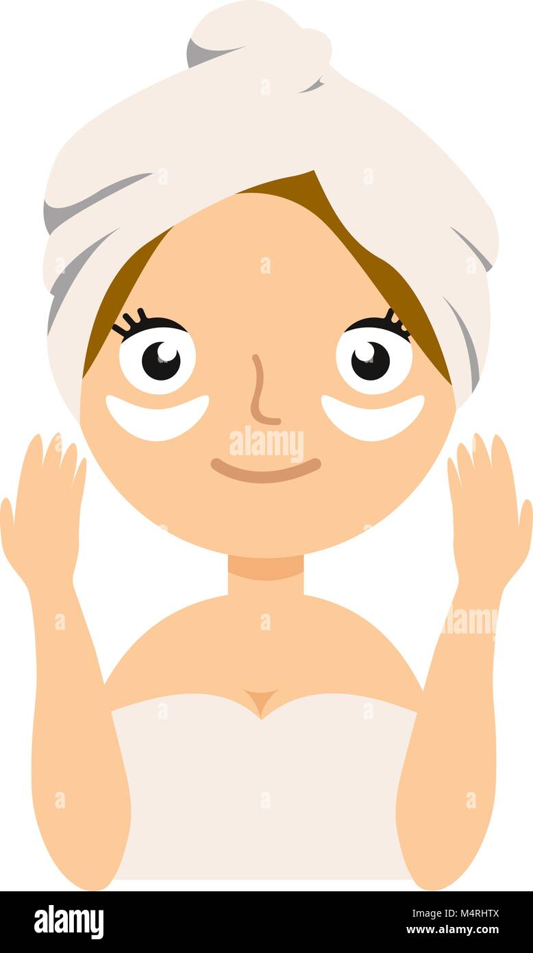 Eye cream woman Stock Vector Images - Alamy