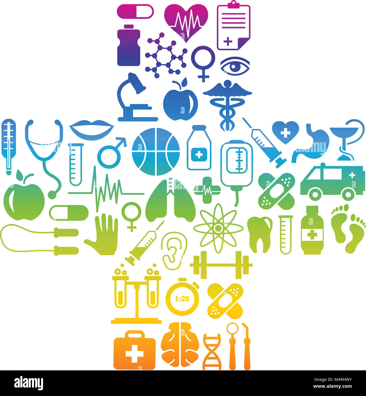 Medical Abstract Flayer Texture Background Stock Photo - Alamy