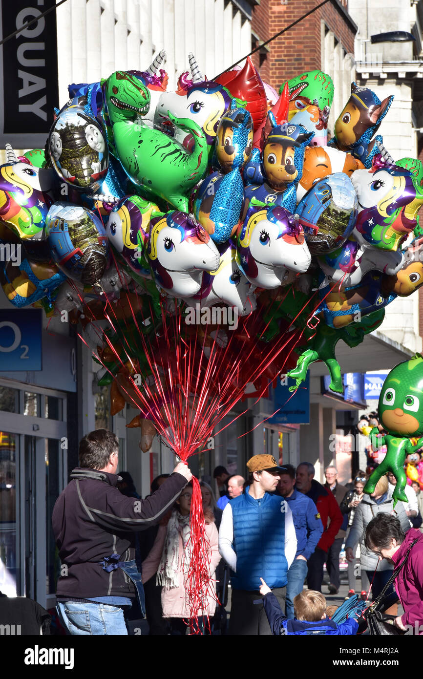 Balloon Seller Colourful Stock Photos & Balloon Seller Colourful Stock ...