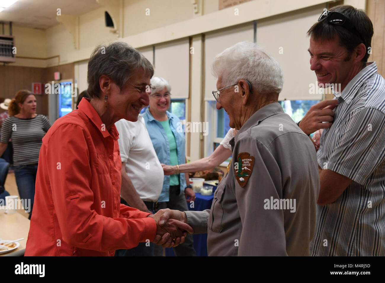 Secretary Jewell visits Glacier National Park. Meets Rangers and gets ...