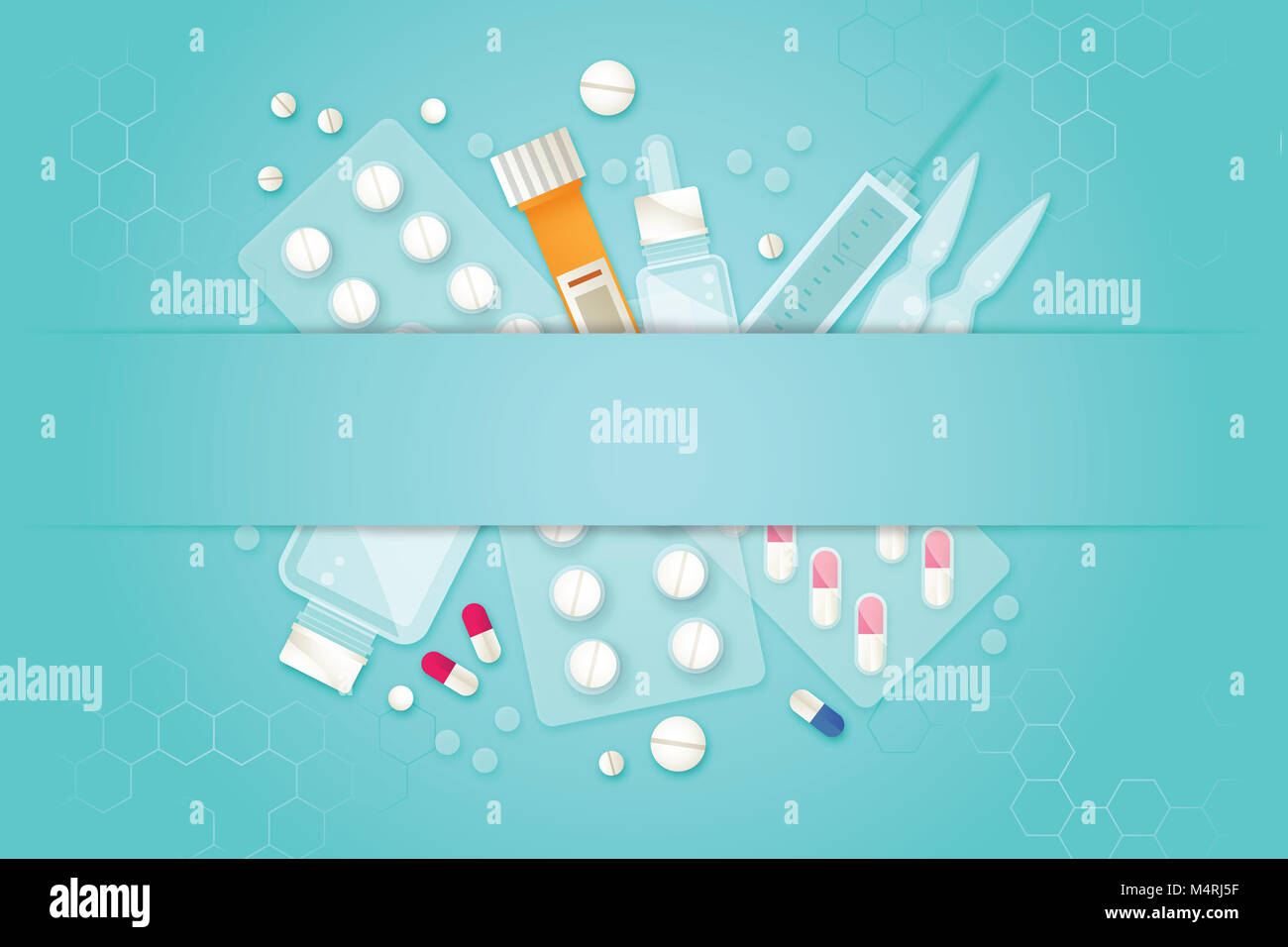 Medical Abstract Flayer Texture Background Stock Photo - Alamy