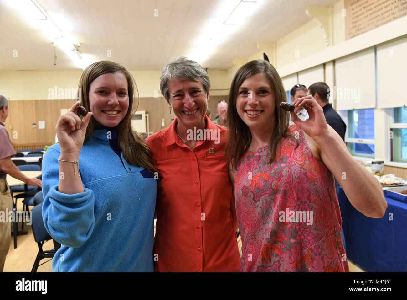 Secretary Jewell visits Glacier National Park. Meets Rangers and gets ...