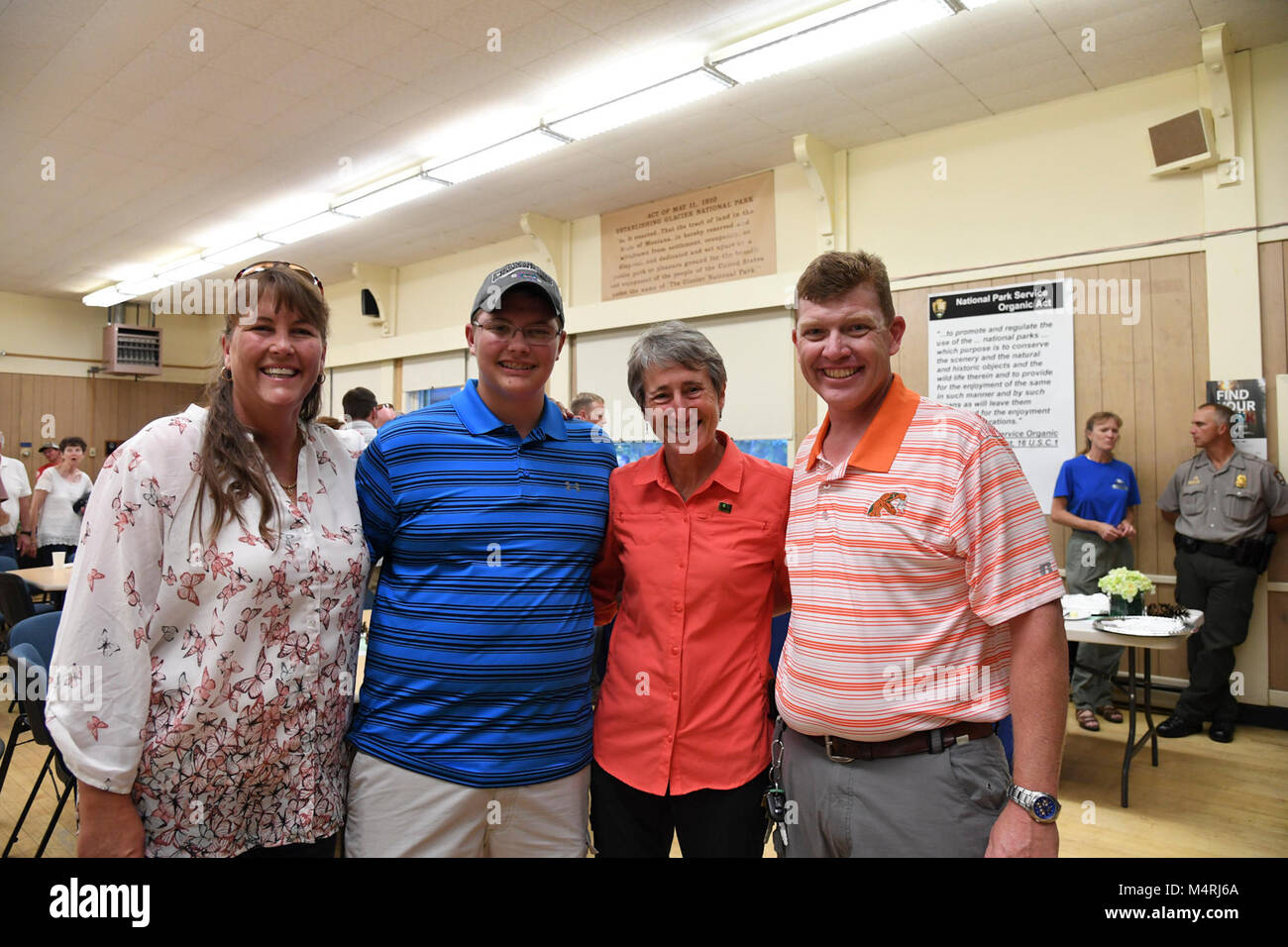 Secretary Jewell visits Glacier National Park. Meets Rangers and gets ...