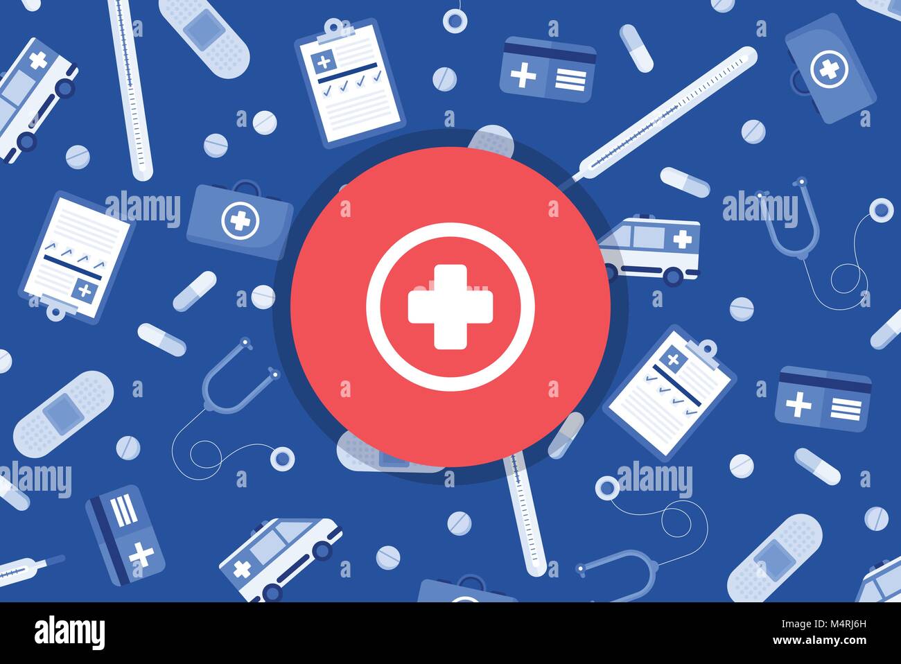 Medical Abstract Flayer Texture Background Stock Vector Image & Art - Alamy