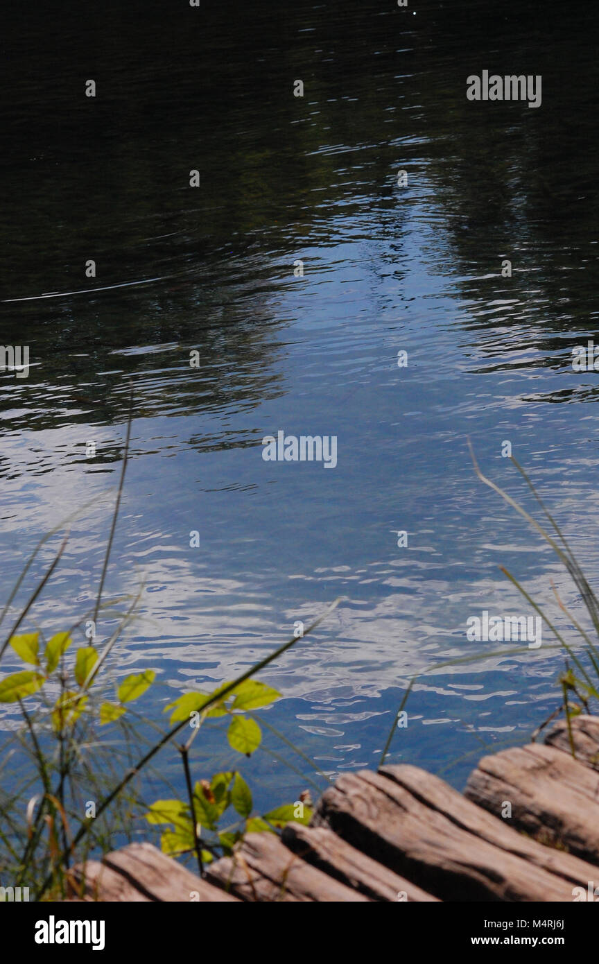 waters edge view from board walk Stock Photo - Alamy