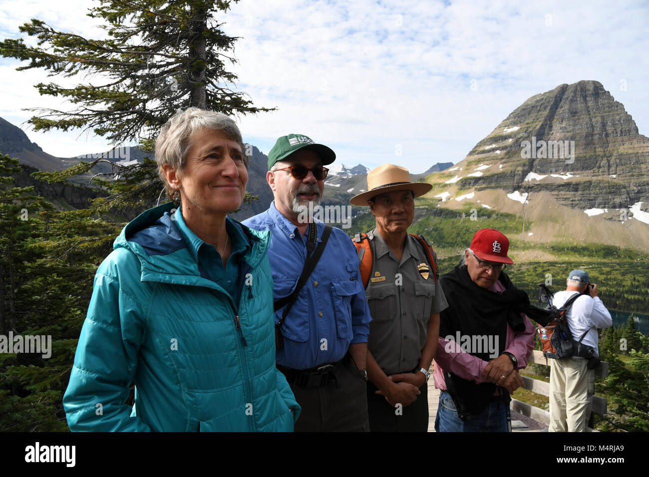 Secretary Jewell visits Glacier National Park. Meets Rangers and gets ...