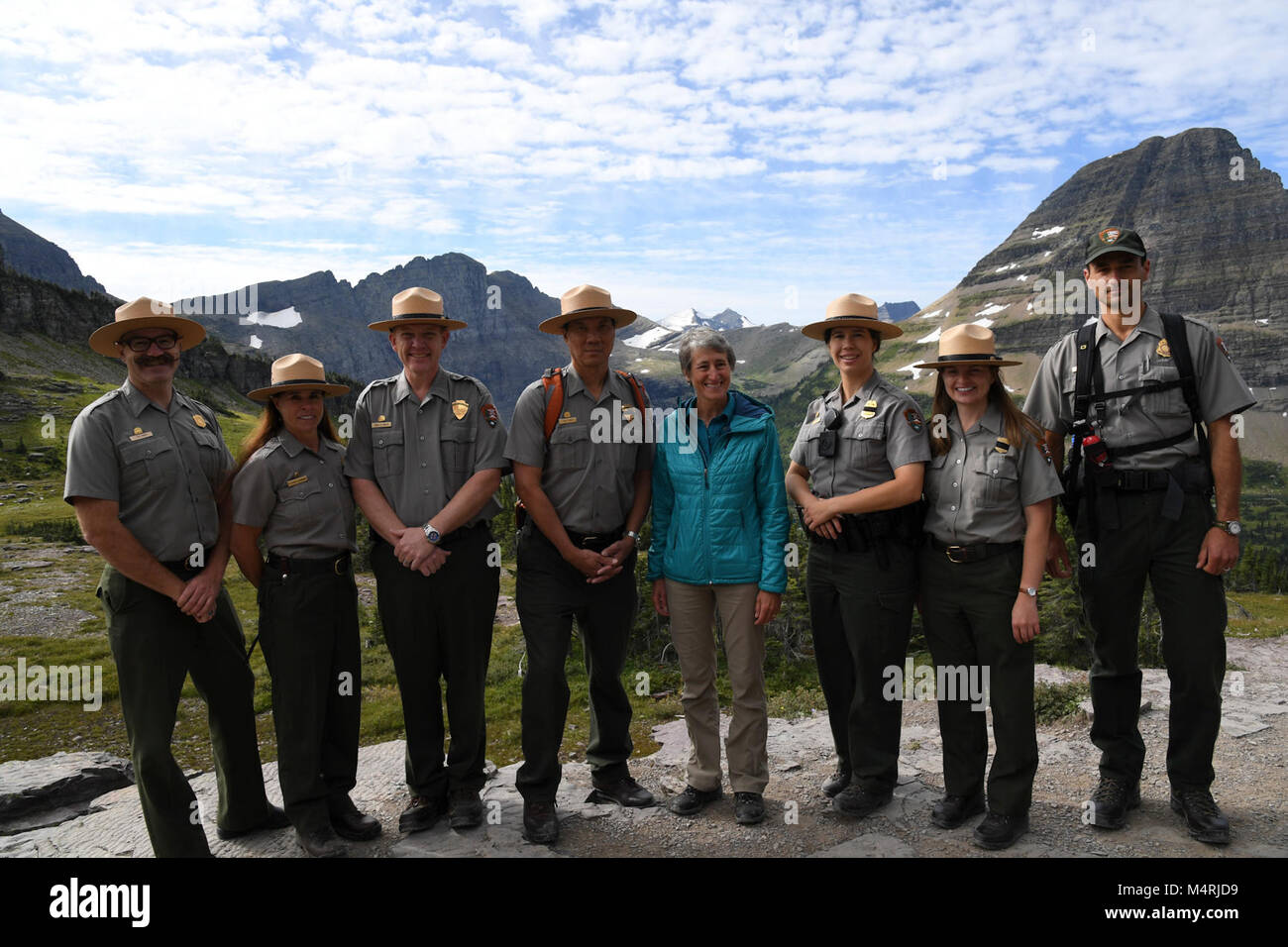 Secretary Jewell visits Glacier National Park. Meets Rangers and gets ...