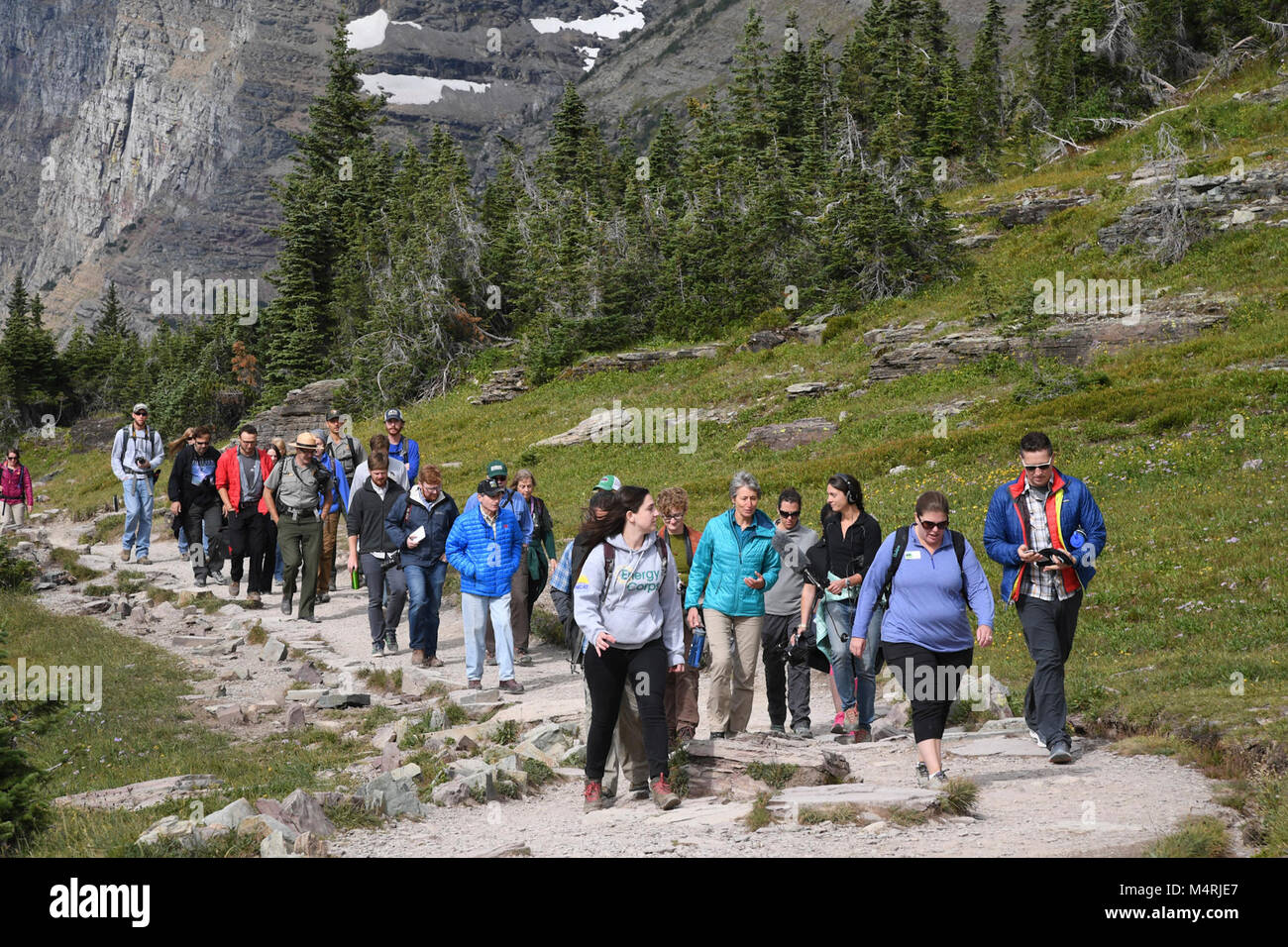 Secretary Jewell visits Glacier National Park. Meets Rangers and gets ...