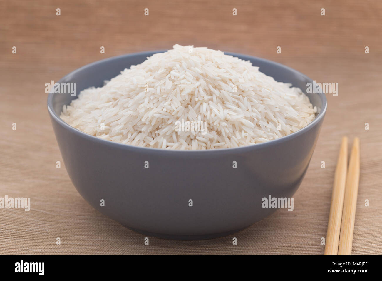 white rice in the bowl Stock Photo - Alamy
