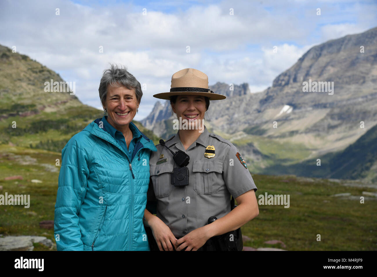 Secretary Jewell visits Glacier National Park. Meets Rangers and gets ...
