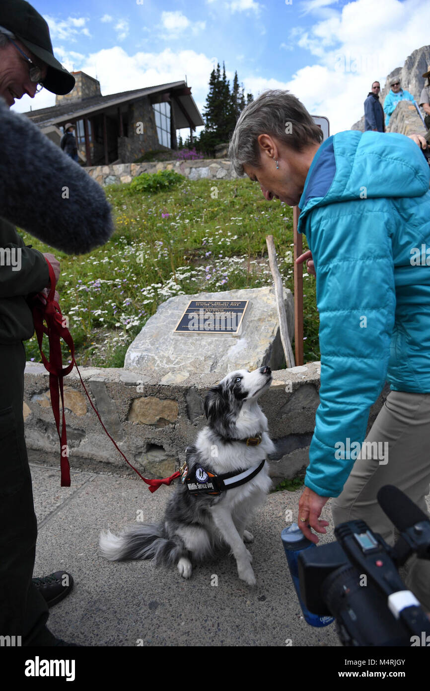 Secretary Jewell visits Glacier National Park. Meets Rangers and gets ...